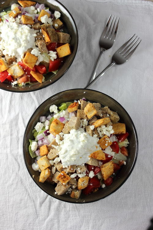 Gyro Salad | FaveHealthyRecipes.com
