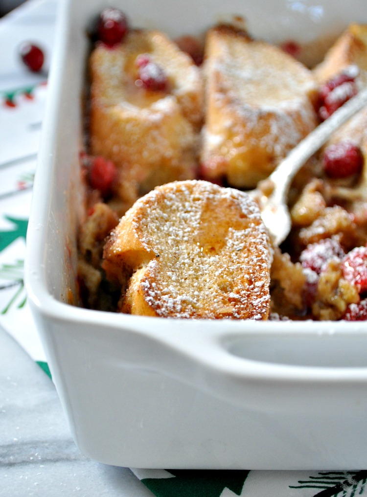 Overnight Cranberry French Toast Casserole | AllFreeCasseroleRecipes.com