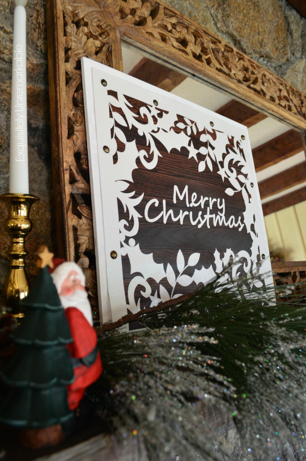 Merry Christmas Gift Bag Sign | AllFreeChristmasCrafts.com