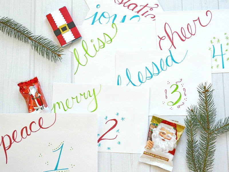 Simple Sharpie DIY Advent Calendar | FaveCrafts.com