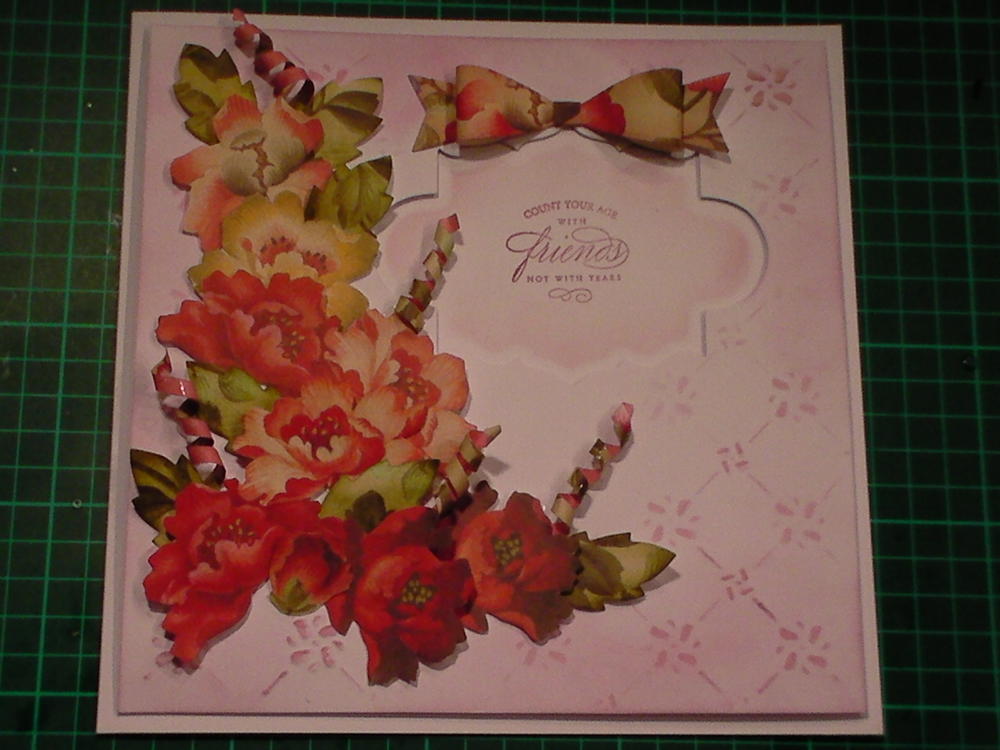 Floral Decoupage Card | FaveCrafts.com