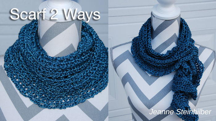 Scarf 2 Ways | AllFreeCrochet.com