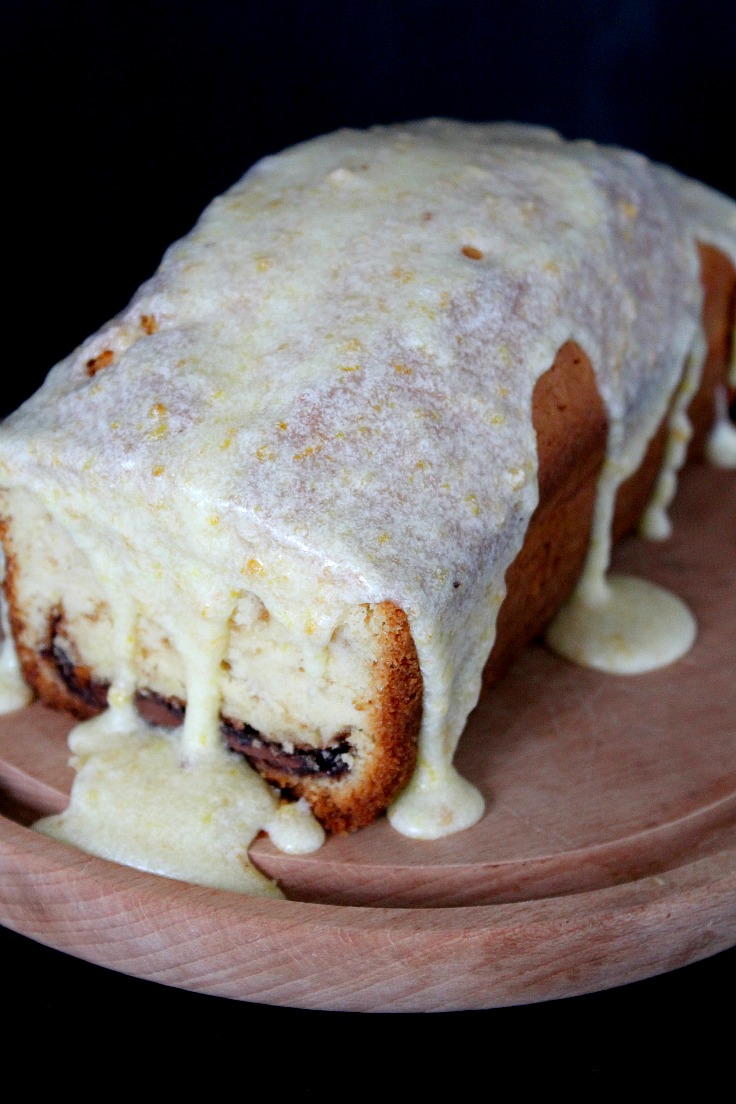 Orange Nutella Pound Cake with Orange Glaze | AllFreeCopycatRecipes.com