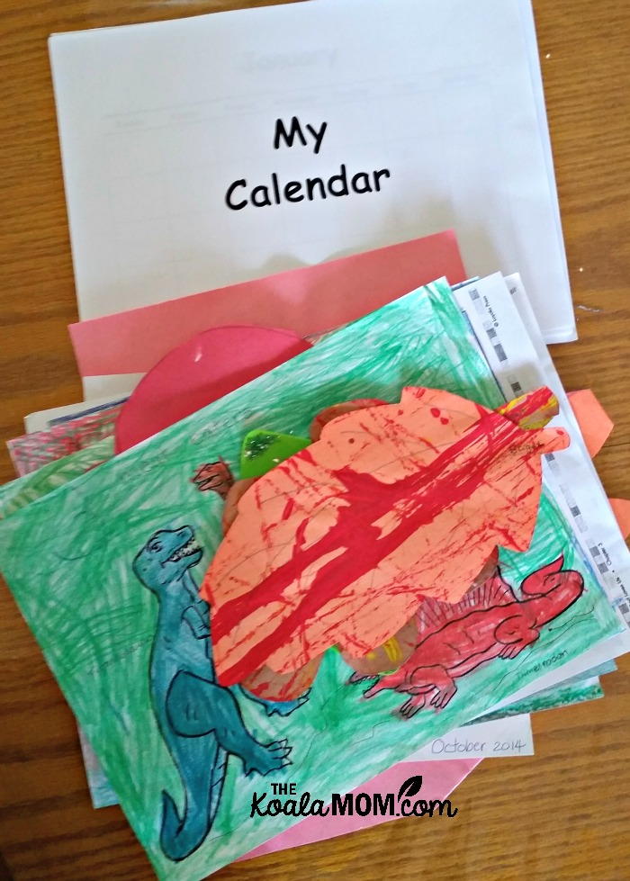 Turn Kids' Artwork into Reusable Calendars | AllFreeKidsCrafts.com
