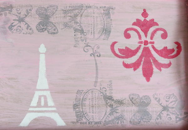 Vintage French Inspired Display Tray | AllFreeHolidayCrafts.com