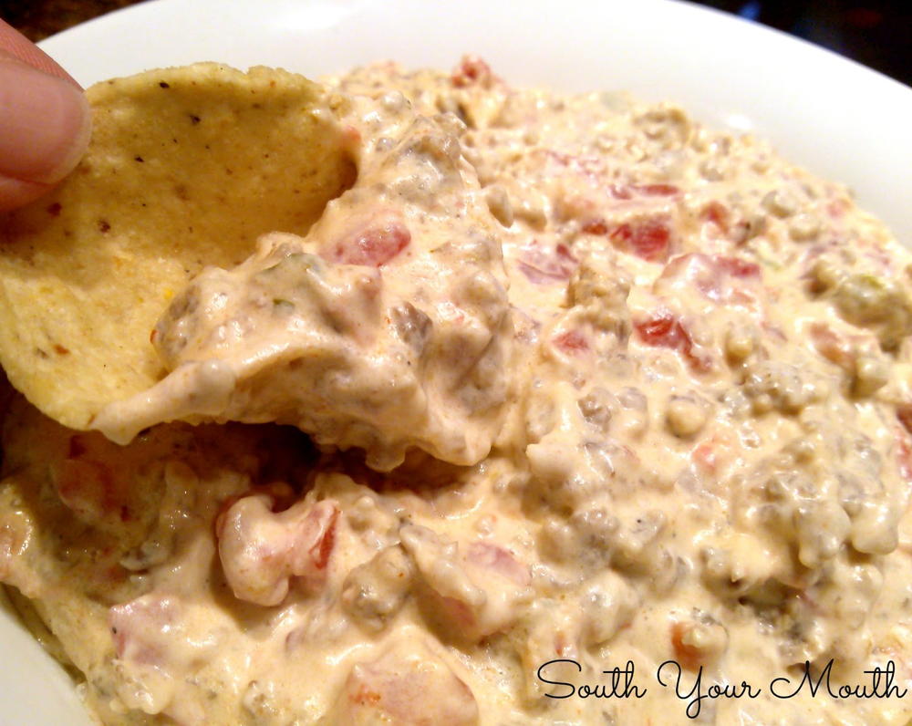 Creamy Sausage Dip | FaveSouthernRecipes.com