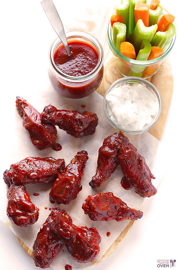 Tangy BBQ Chicken Wings | FaveSouthernRecipes.com
