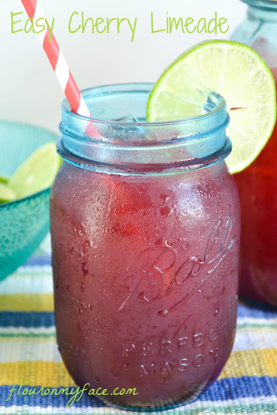 Easy Cherry Limeade | FaveSouthernRecipes.com