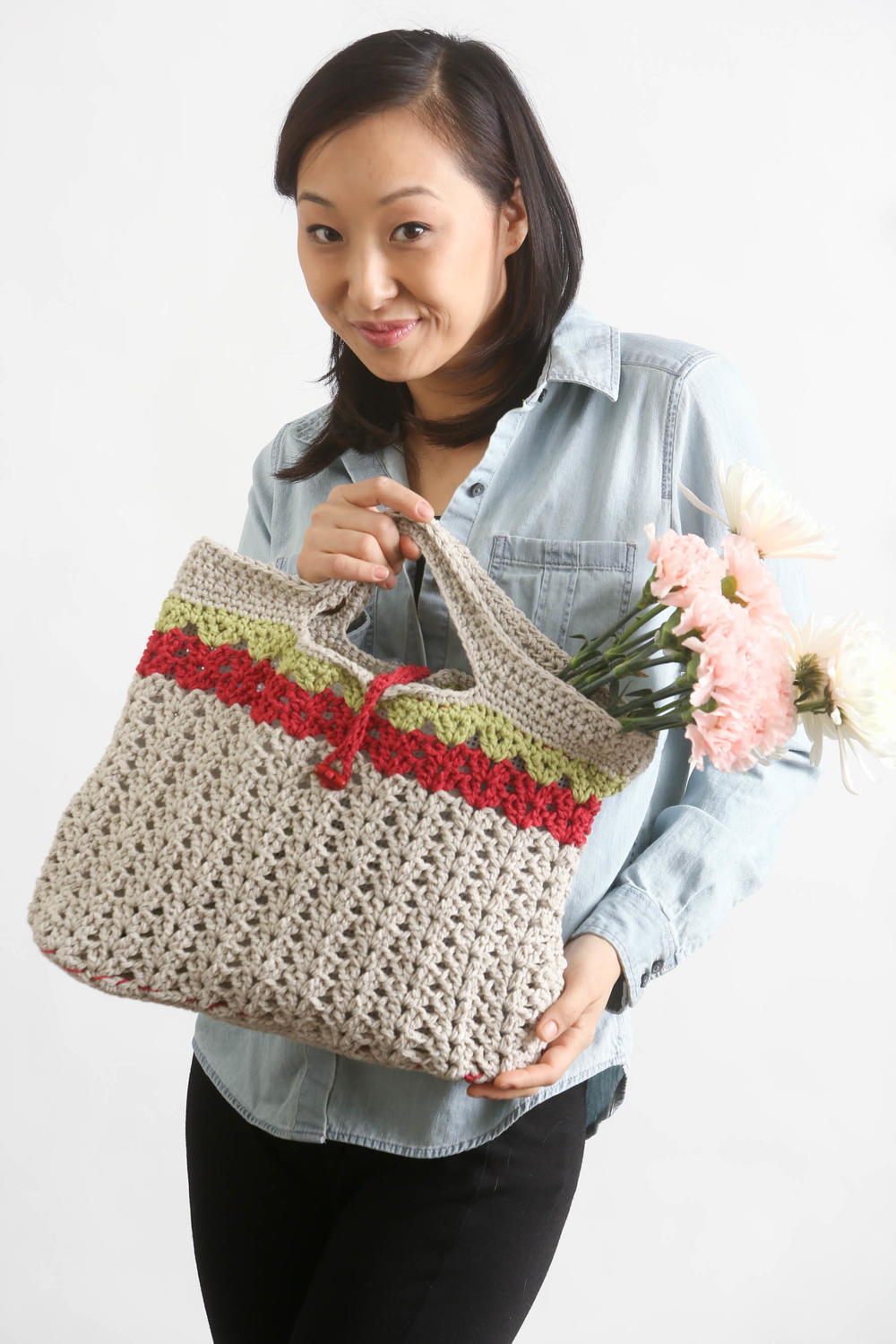 Busy Girl's Crochet Handbag | AllFreeCrochet.com
