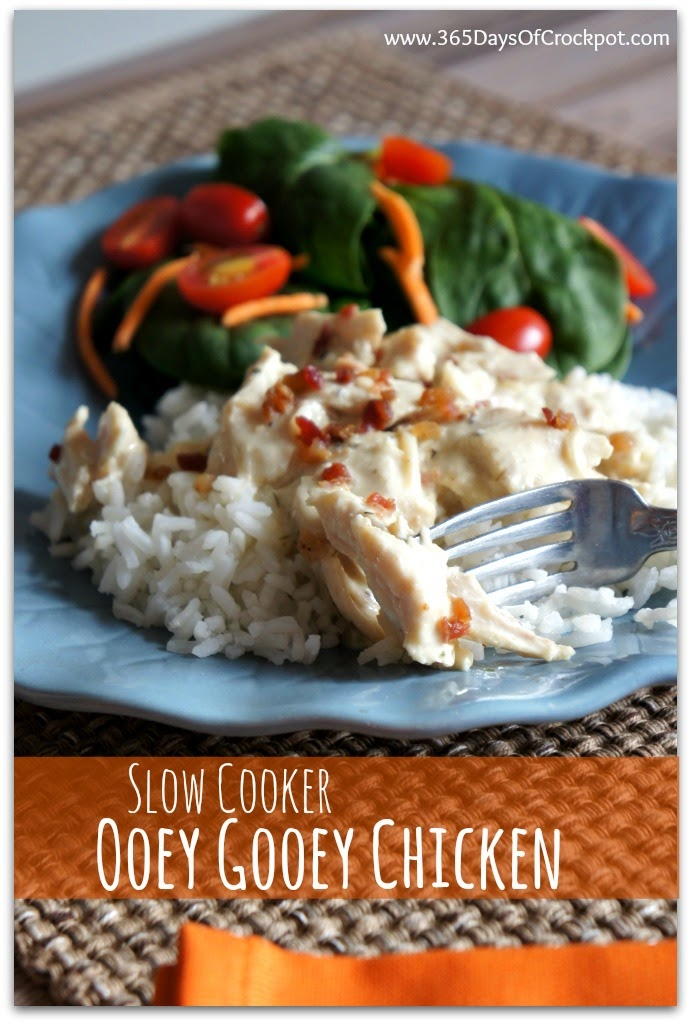 Slow Cooker Ooey Gooey Chicken | AllFreeSlowCookerRecipes.com