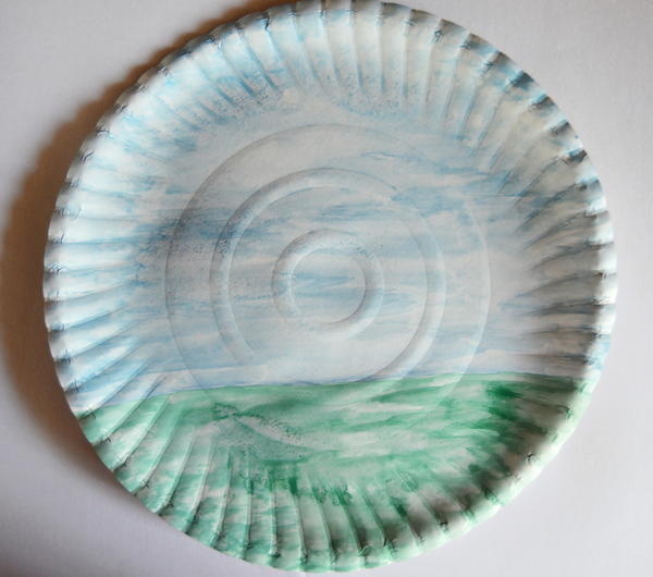 Paper Plate Spring Garden | AllFreeKidsCrafts.com