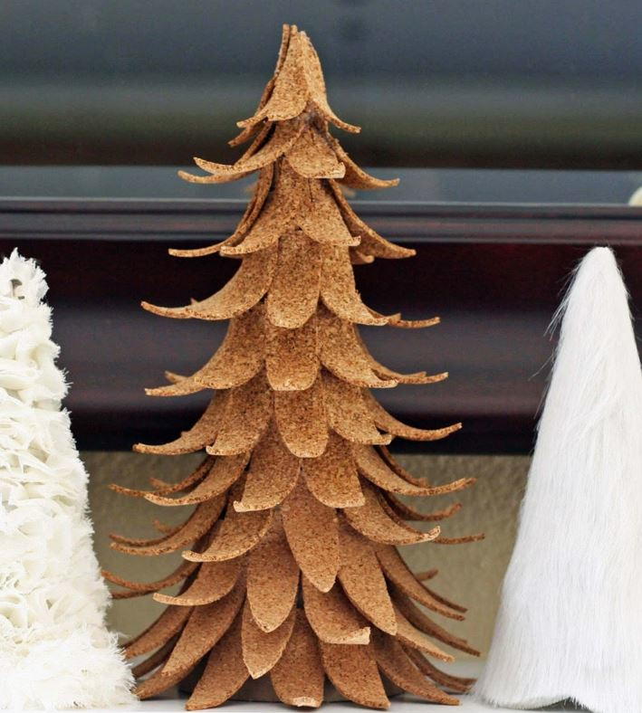 Unconventional Cork Tree | AllFreeChristmasCrafts.com
