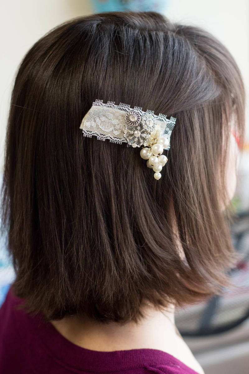 Vintage Inspired DIY Barrette | FaveCrafts.com