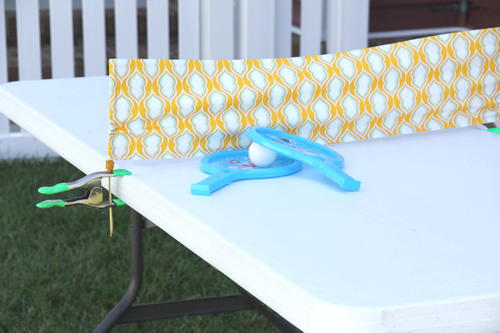 DIY Ping Pong Net | AllFreeSewing.com