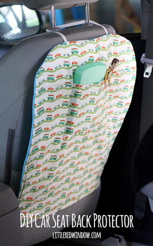 DIY Car Seat Back Protector | FaveCrafts.com