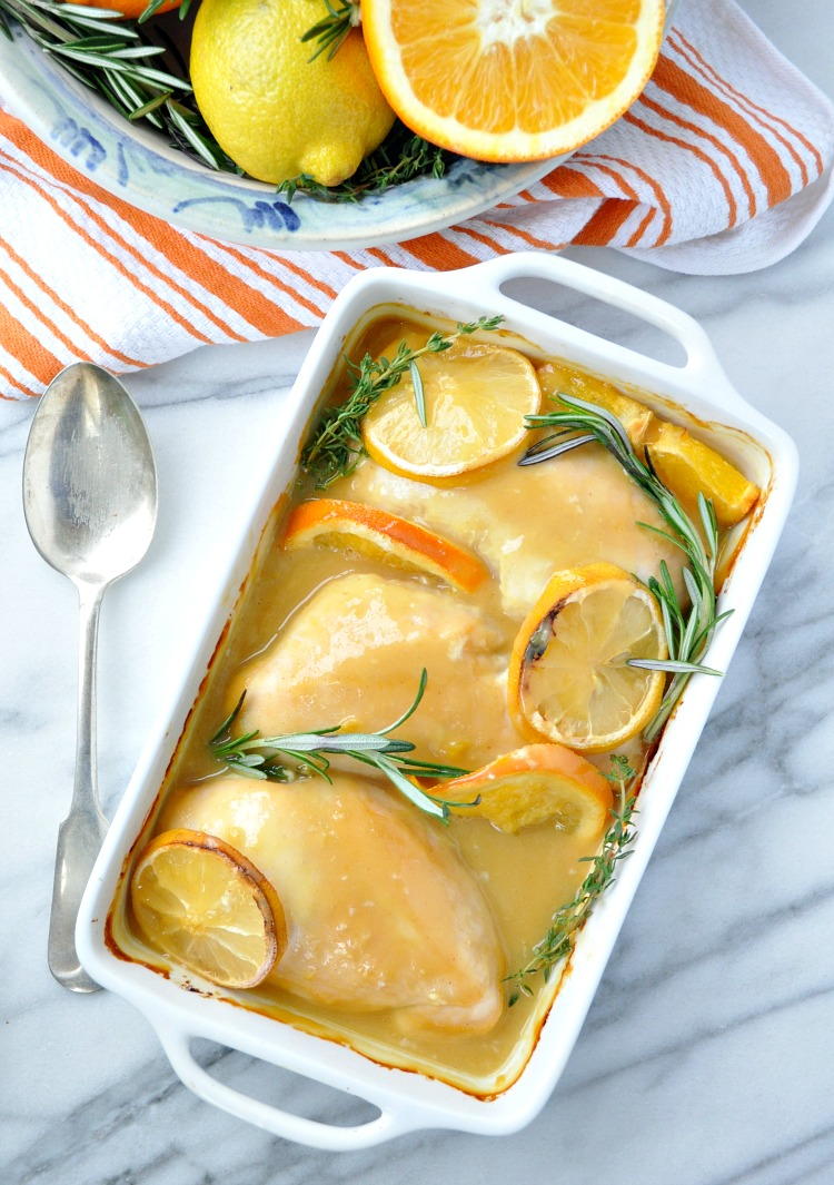Citrus and Herb Baked Chicken | RecipeLion.com