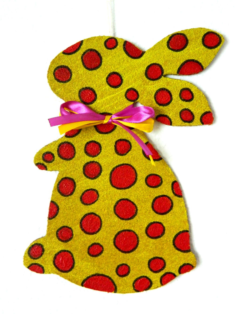 Polka Dot Easter Bunny Craft | FaveCrafts.com