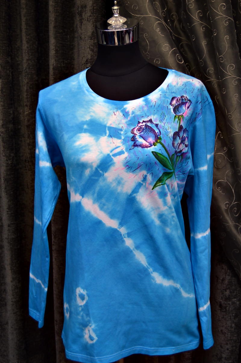 Modern Turquoise Tie Dye Design | FaveCrafts.com