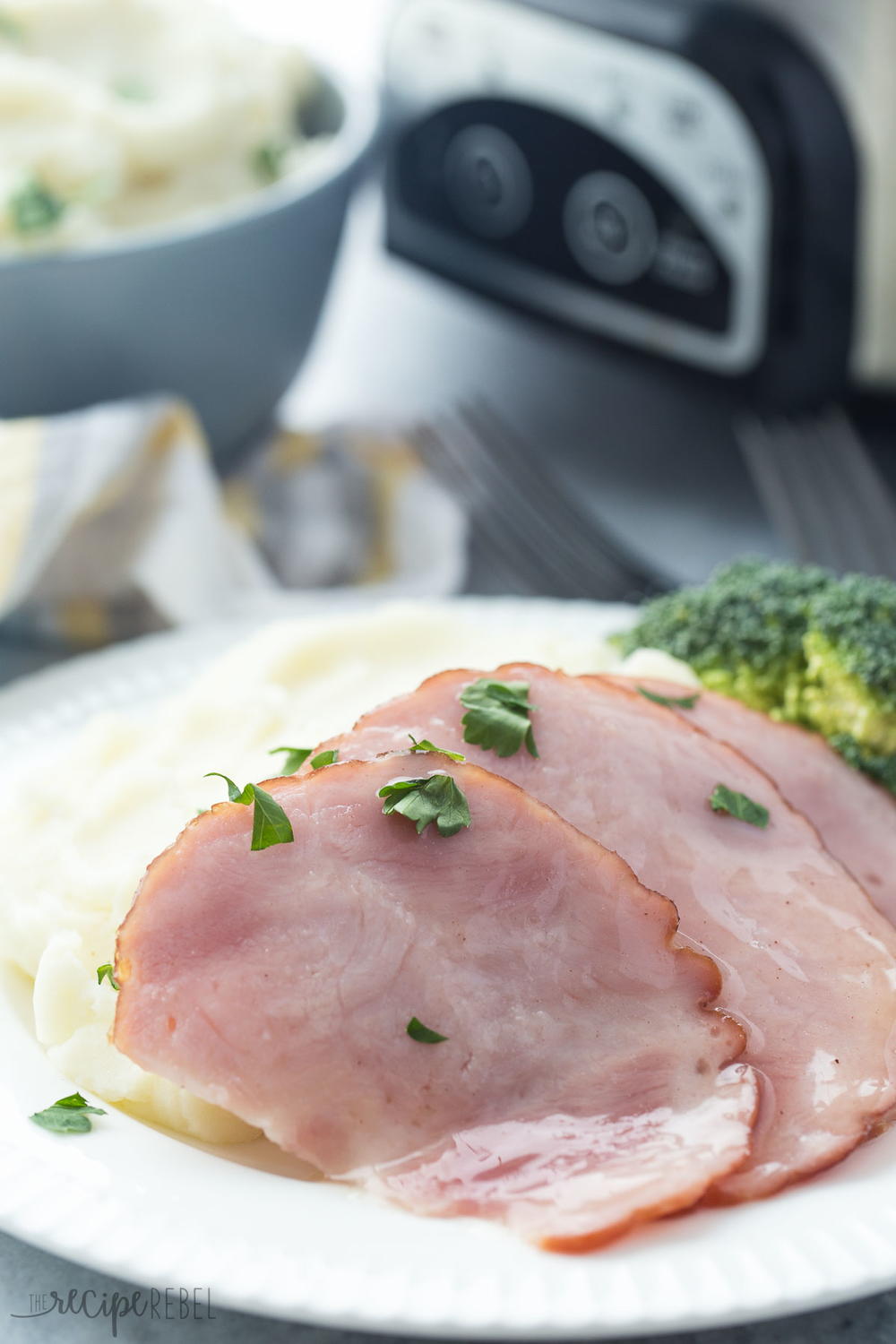 Ashley's Heavenly Honey Glazed Ham | AllFreeSlowCookerRecipes.com