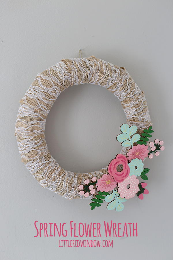 Spring Flower DIY Wreath | FaveCrafts.com