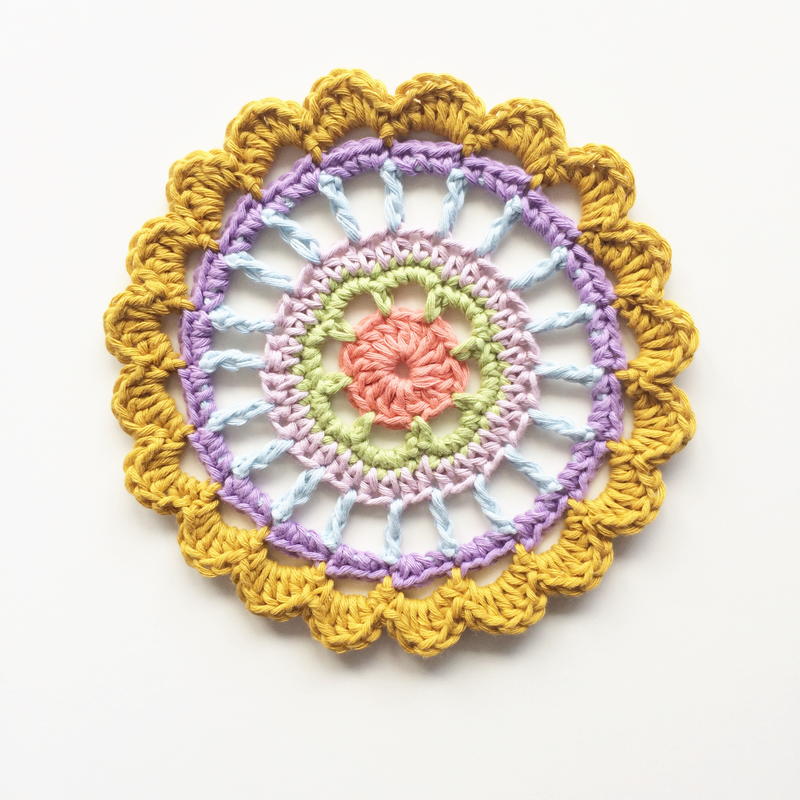 Pretty Polly Mandala | AllFreeCrochet.com