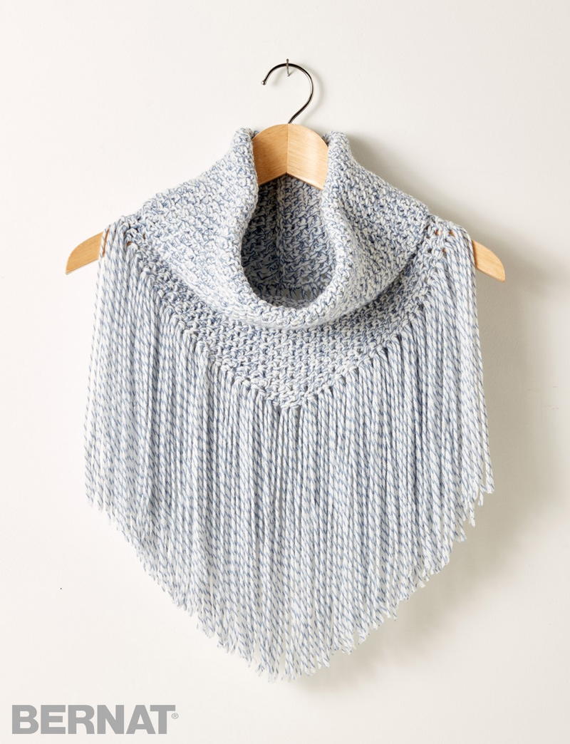 Forever Fringe Crochet Cowl | AllFreeCrochet.com