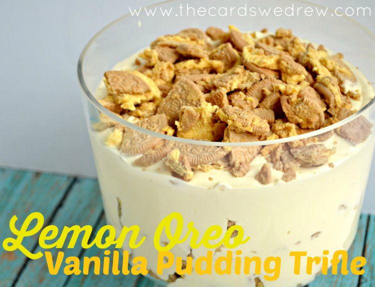 Lemon Oreo Pudding Trifle | TheBestDessertRecipes.com
