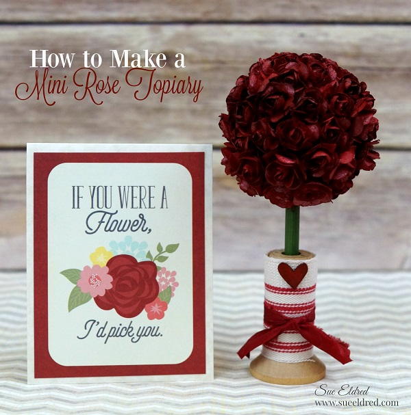 Red, Red Rose DIY Topiary | FaveCrafts.com