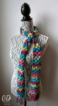 Cosmos Scarf | AllFreeCrochet.com