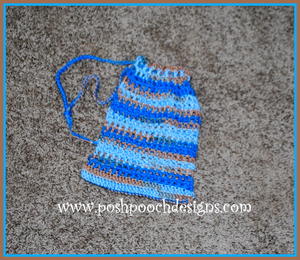 Mesh Drawstring Bag | AllFreeCrochet.com