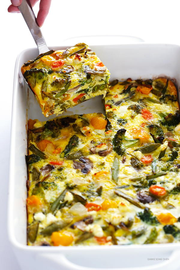 Spring Veggie Breakfast Bake | AllFreeCasseroleRecipes.com