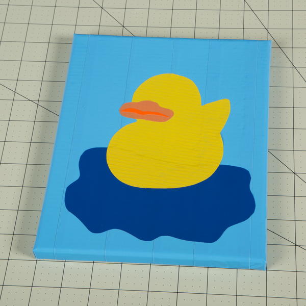 Rubber Ducky Layered Artwork | AllFreeKidsCrafts.com