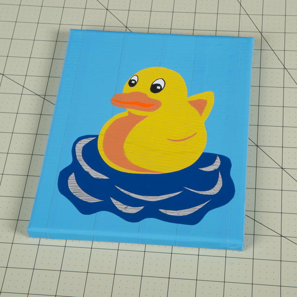 Rubber Ducky Layered Artwork | AllFreeKidsCrafts.com