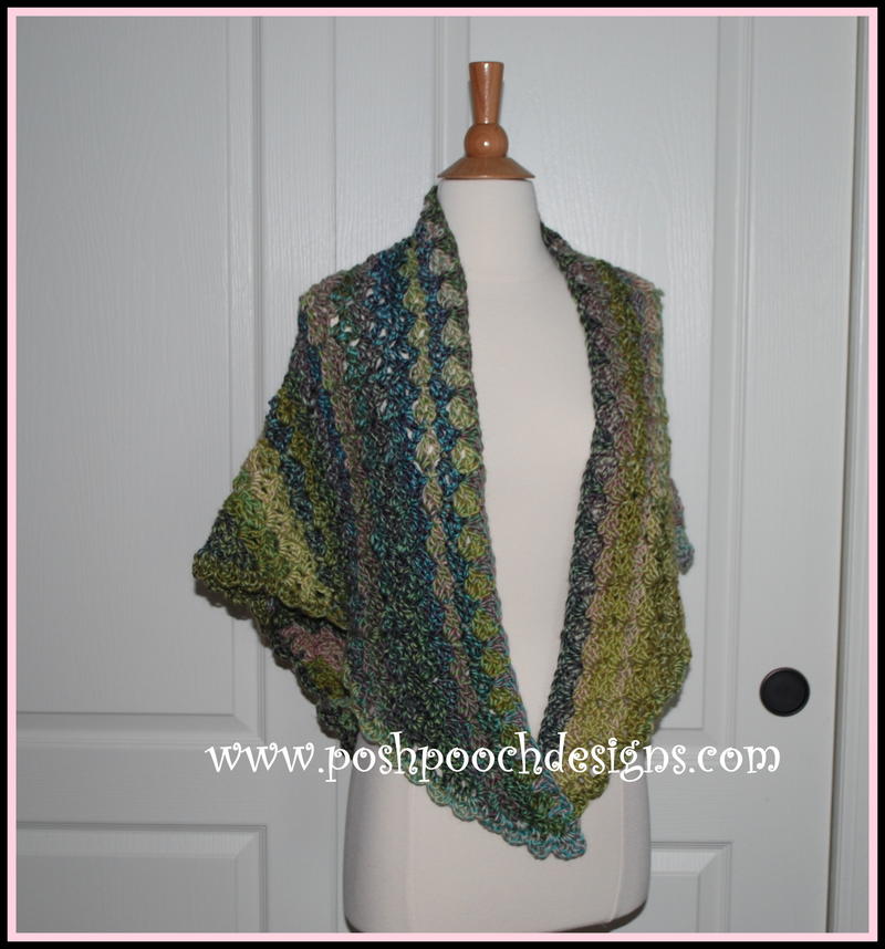 Watercolor Forest Shawl | AllFreeCrochet.com