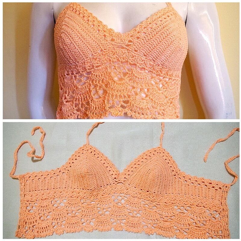 Bea Crop Top | AllFreeCrochet.com