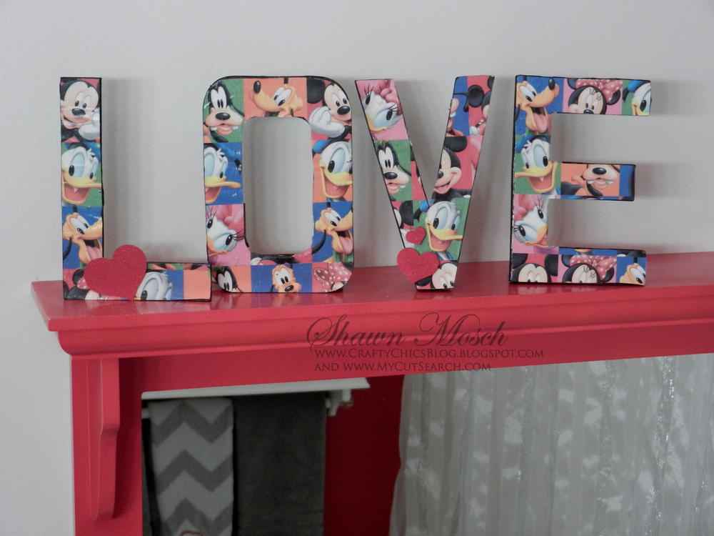 Decoupaged Letters Home Decor | FaveCrafts.com