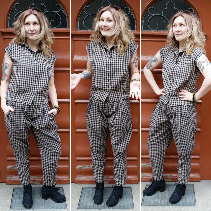Thrifted 80s Suit Refashion | AllFreeSewing.com