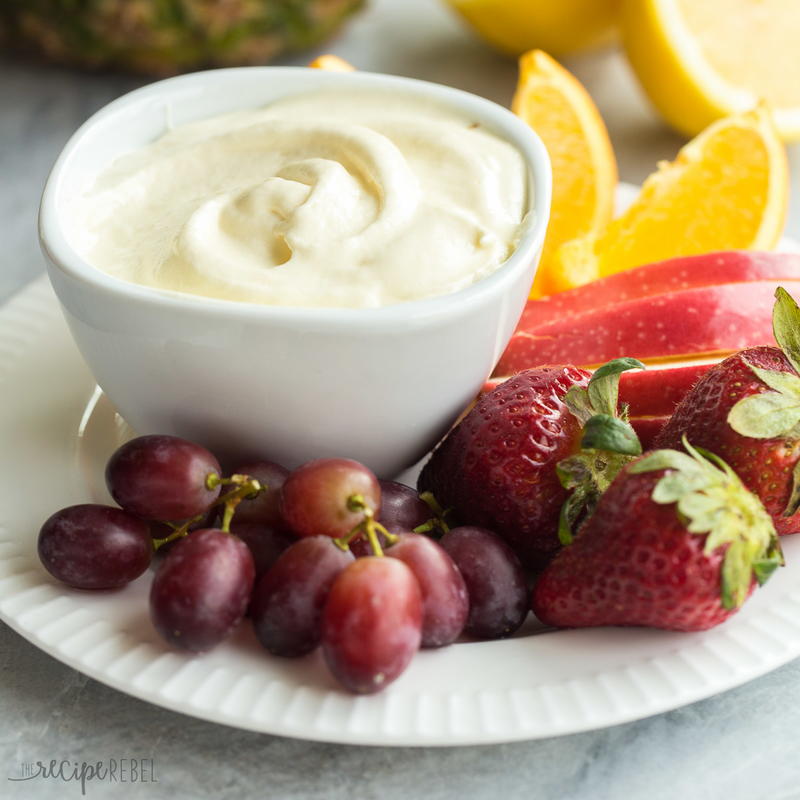 Pineapple Lemonade Fruit Dip | RecipeLion.com