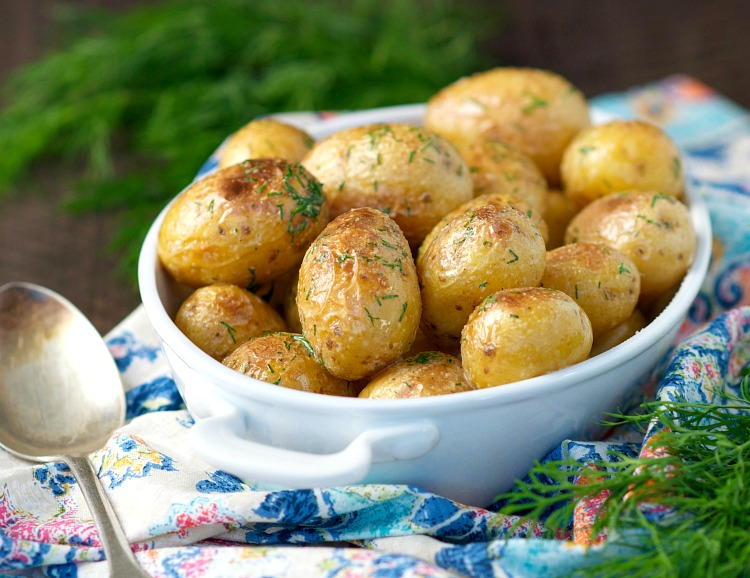 Butter Dilly New Potatoes | FaveHealthyRecipes.com