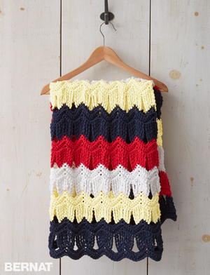 Stunning Popcorn Ripple Crochet Afghan | AllFreeCrochetAfghanPatterns.com