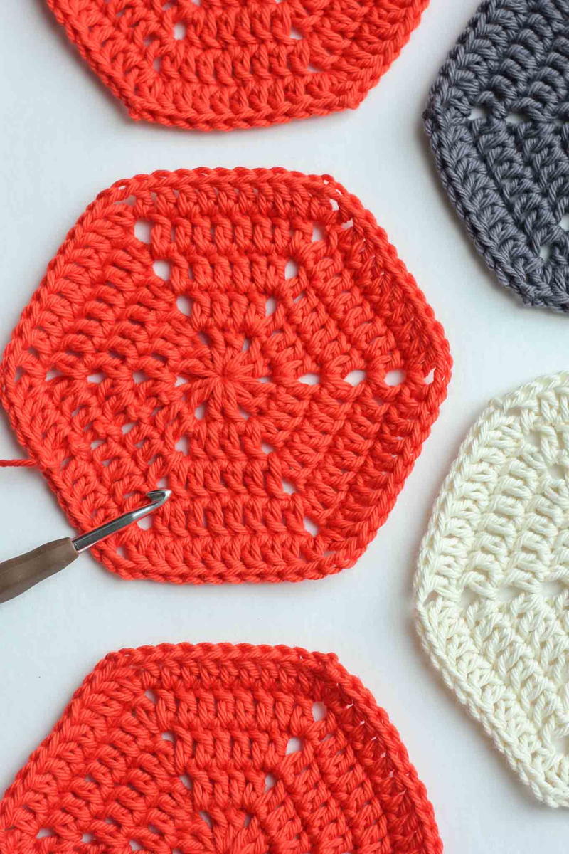 Basic Hexagon Crochet Pattern | FaveCrafts.com