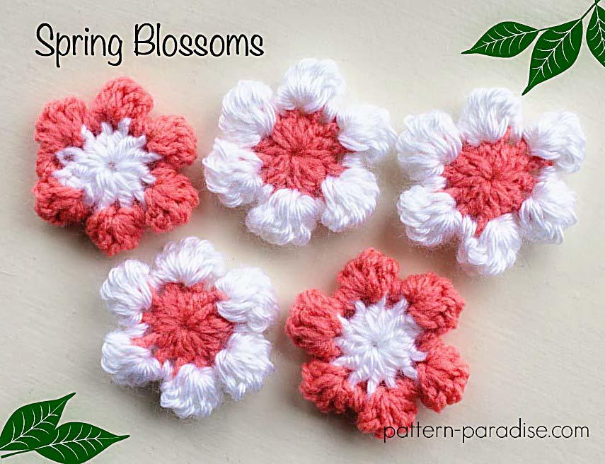 Spring Crochet Flower Patterns | AllFreeCrochet.com