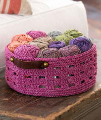 Crochet Storage Ideas: 21 Crochet Organizer Patterns | AllFreeCrochet.com