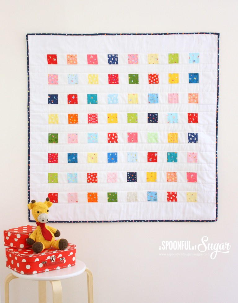 Crayon Box Baby Quilt Tutorial | FaveQuilts.com
