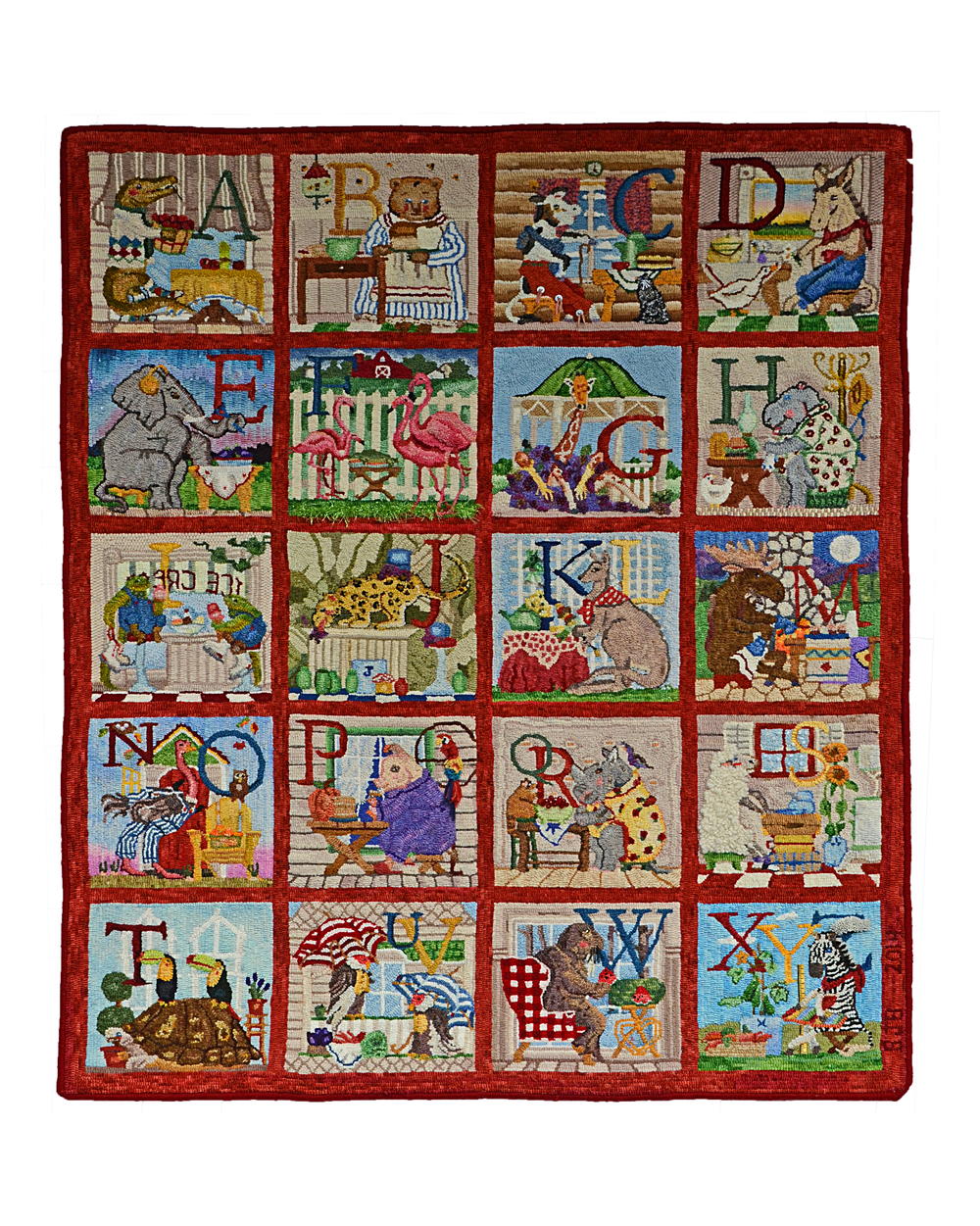 Hungry Animals Alphabet | rughookingmagazine.com