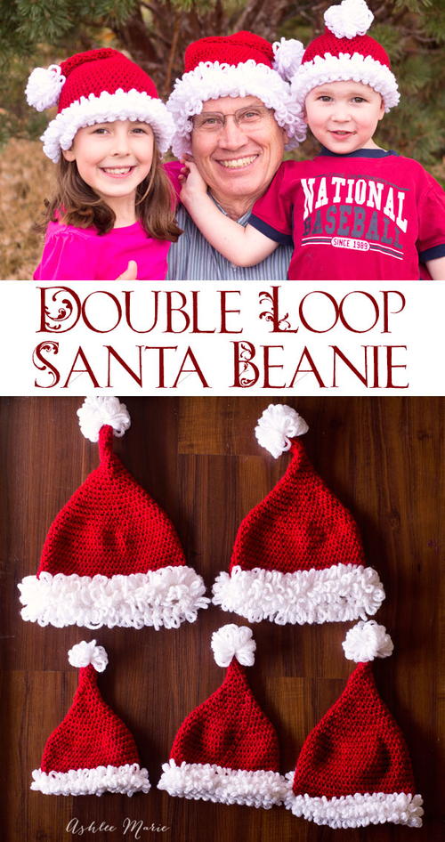 Bearded Santa Beanie Crochet Pattern | AllFreeCrochet.com