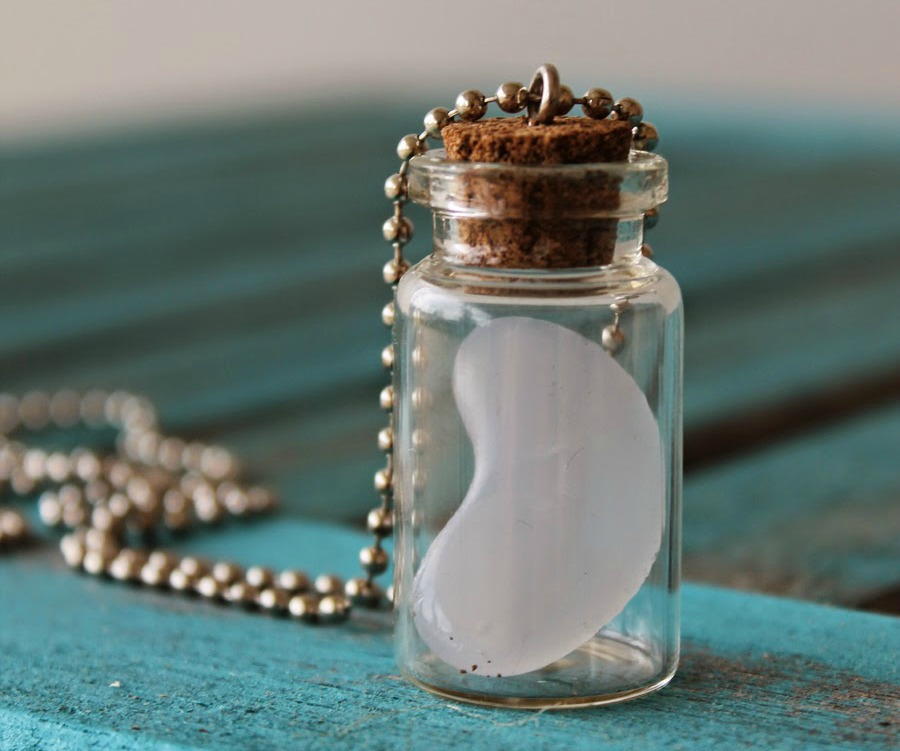 Magic Bean Fairytale Necklace | AllFreeJewelryMaking.com