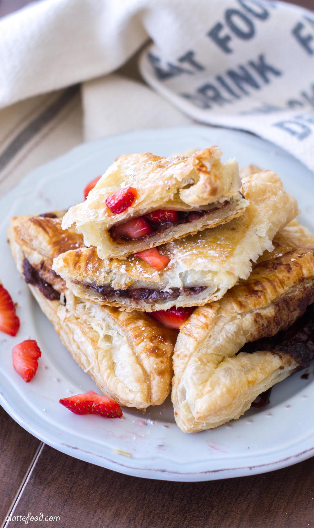 Strawberry Nutella Turnovers | FaveSouthernRecipes.com