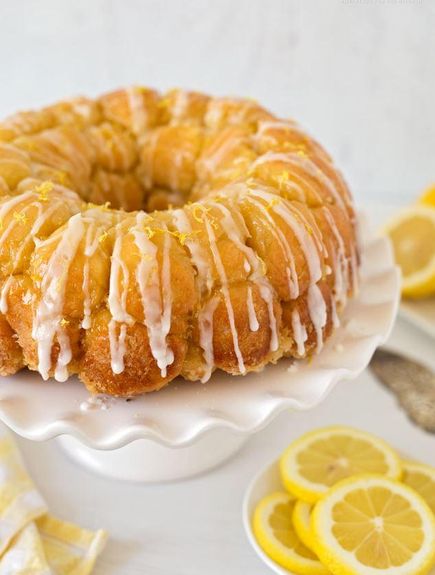 Overnight Lemon Monkey Bread | FaveSouthernRecipes.com