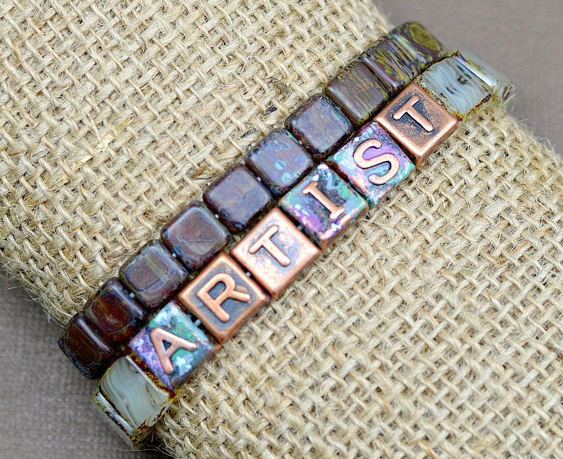 Colorful Copper DIY Bracelet | AllFreeJewelryMaking.com